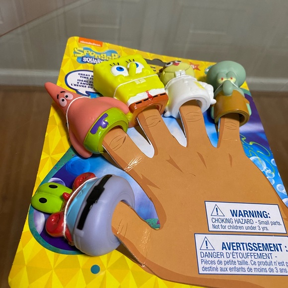 Paw Patrol | Toys | Brand New Spongebob Brand New Set Of Finger Puppets ...